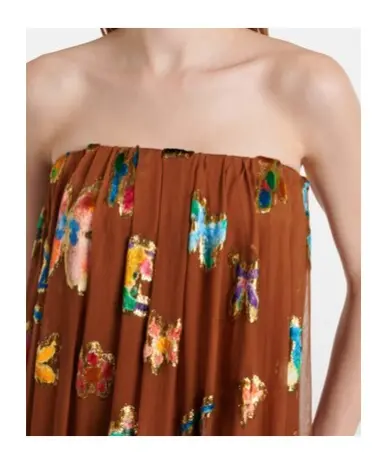 ALEMAIS Silk-blend Gown