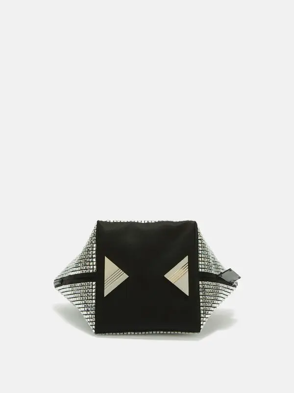 Attico Via Dei Giardini 15 Tote Bag With Crystal Embellishments