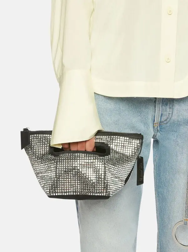Attico Via Dei Giardini 15 Tote Bag With Crystal Embellishments
