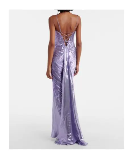 MARIA LUCIA HOHAN Sara Silk-blend Bustier Gown