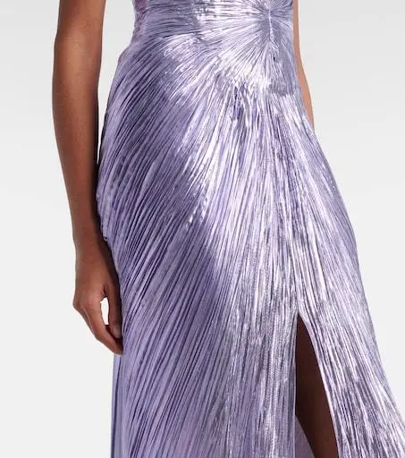 MARIA LUCIA HOHAN Sara Silk-blend Bustier Gown
