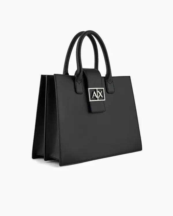 Armani Exchange Logo-plaque Tote Bag