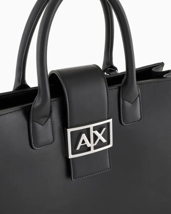 Armani Exchange Logo-plaque Tote Bag