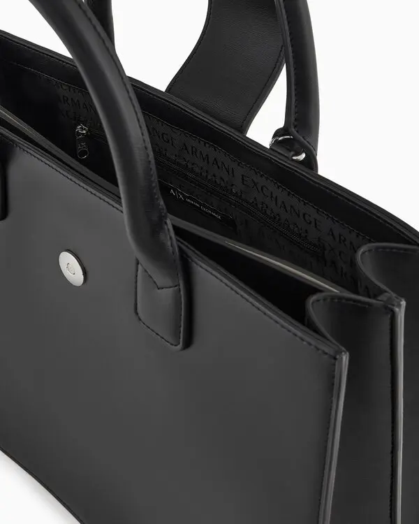 Armani Exchange Logo-plaque Tote Bag