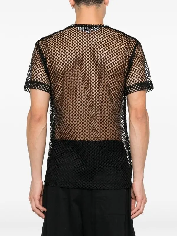 Play Comme Des Garcon Semi-sheer Short Sleeved T-shirt