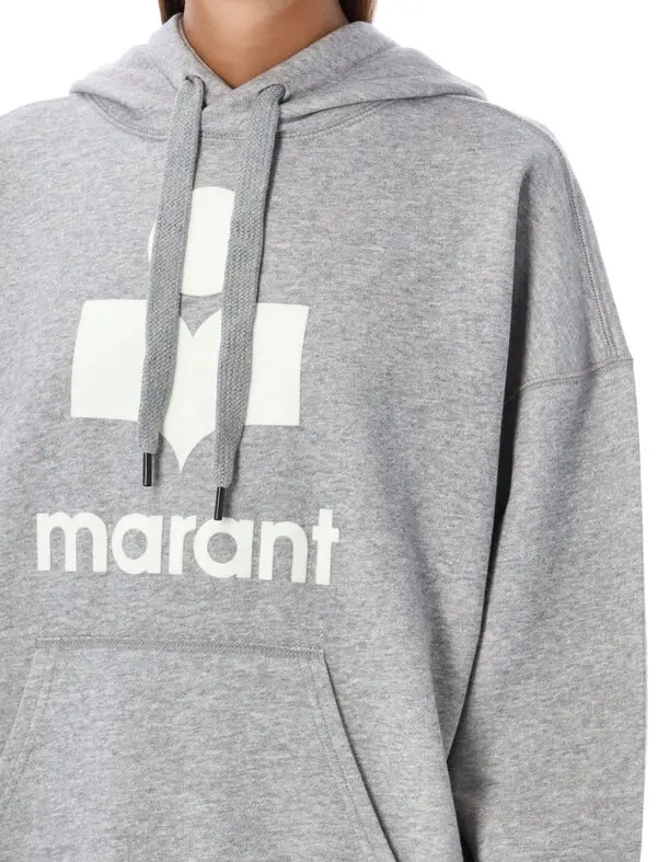 Isabel Marant Étoile Mansel Logo Printed Drawstring Hoodie