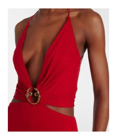 Roberto Cavalli Open-back Gown