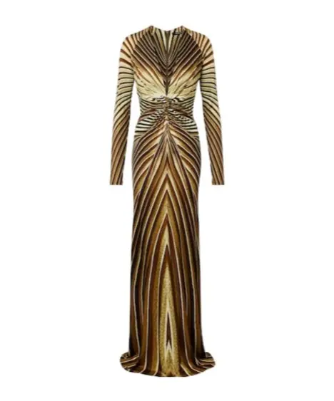 Roberto Cavalli Printed Maxi Dress