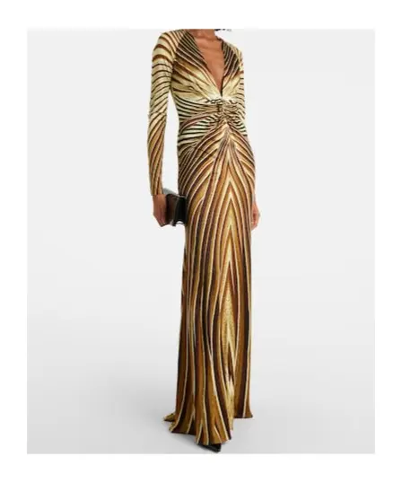 Roberto Cavalli Printed Maxi Dress