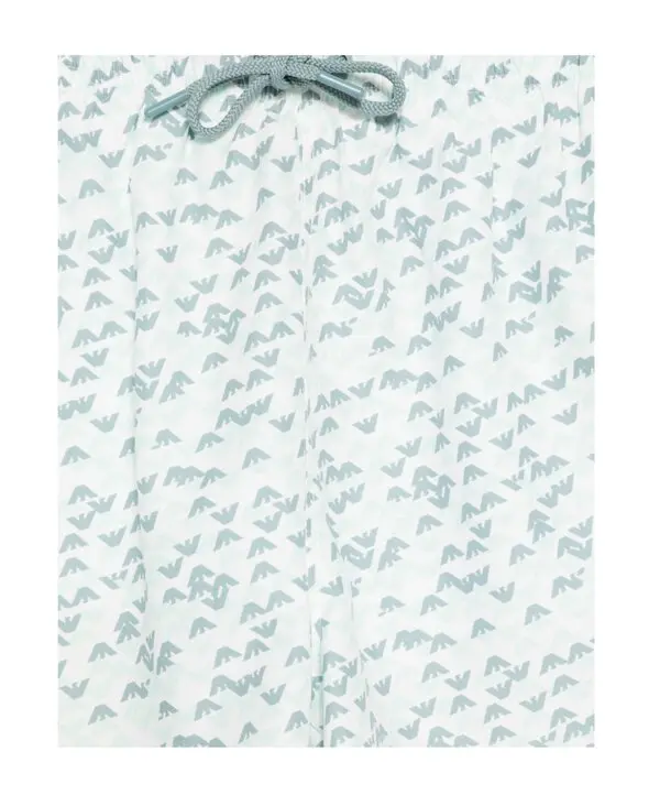 Emporio Armani Elastic Waist Swim Trunks