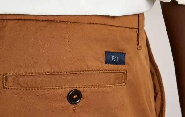 FAY Belt-loop Casual Pants