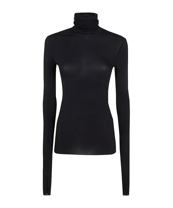 Philosophy Di Lorenzo Serafini High Neck Jersey Top - Black