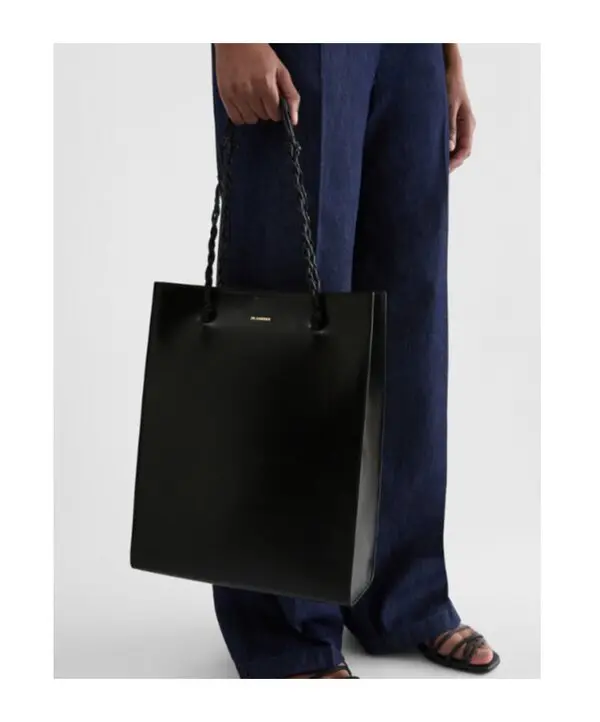 JIL SANDER Tangle Tote Bag - Black