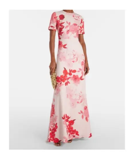 Monique Lhuillier Floral Gown