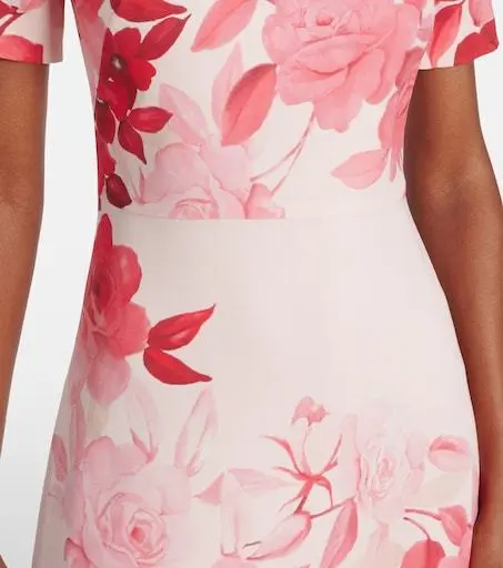 Monique Lhuillier Floral Gown