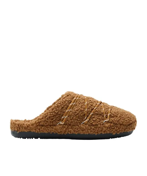 Moon Boot Embellished Faux-fur Mules - Brown