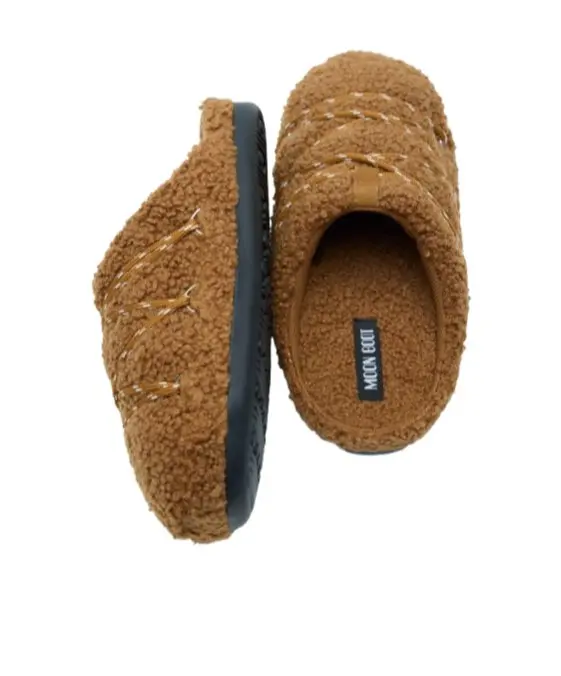 Moon Boot Embellished Faux-fur Mules