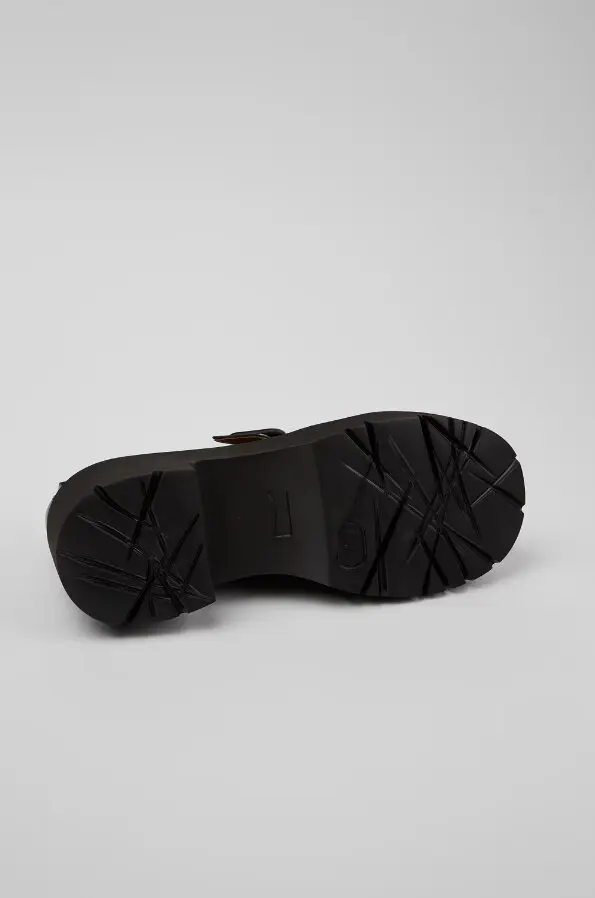 Camper Buckled Platform Pumps