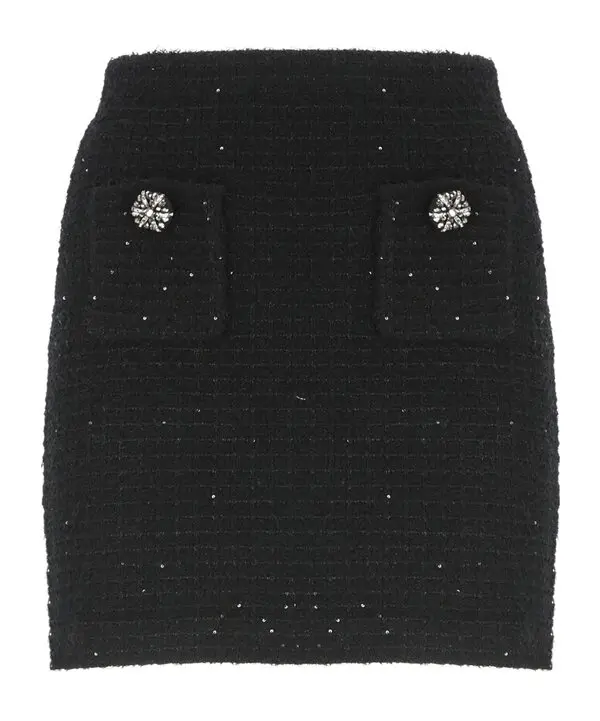 SELF-PORTRAIT Sequined Skirt