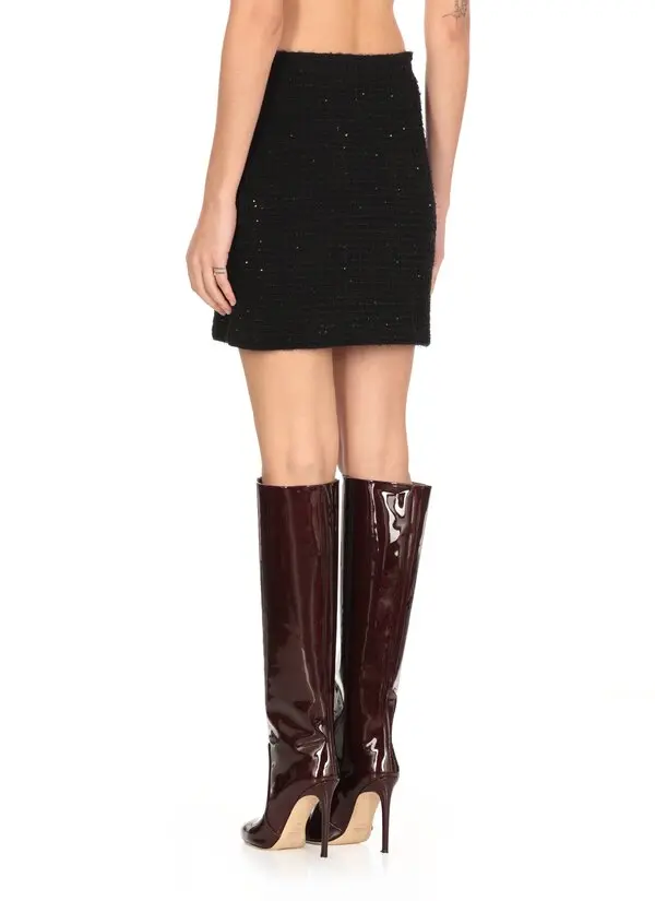 SELF-PORTRAIT Sequined Skirt