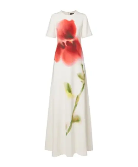 Monique Lhuillier Floral Gown