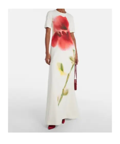 Monique Lhuillier Floral Gown