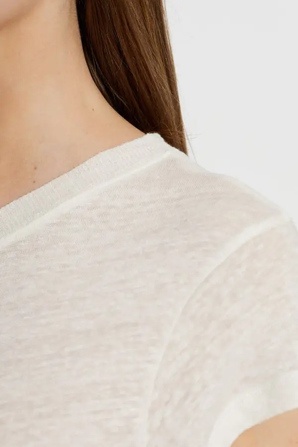 IRO PARIS V-neck Top With Piping Detail