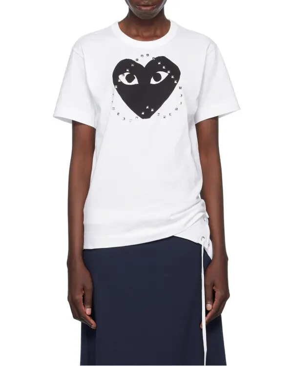 Play Comme Des Garcon Short Sleeve Crewneck T-shirt