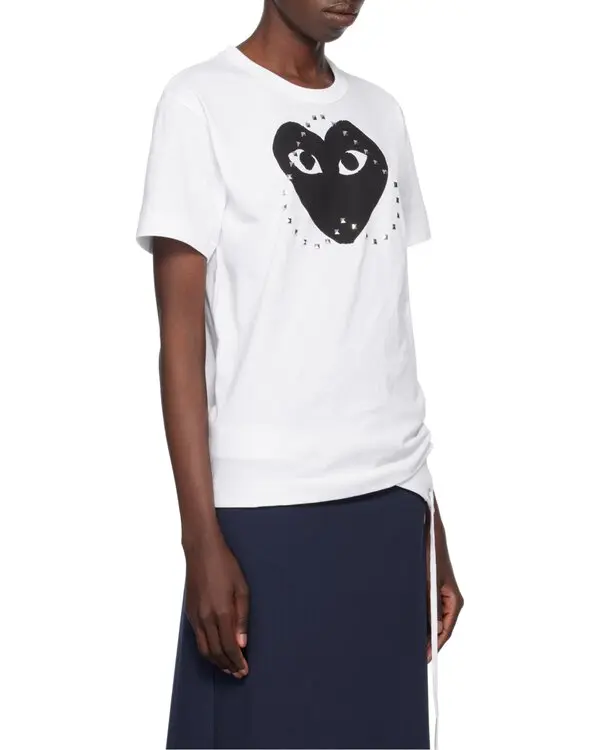 Play Comme Des Garcon Short Sleeve Crewneck T-shirt