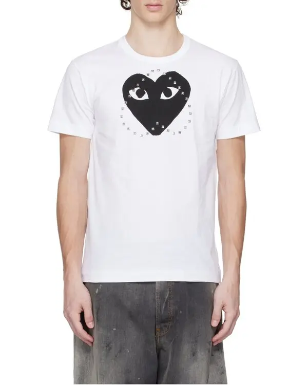 Play Comme Des Garcon Short Sleeve Crewneck T-shirt