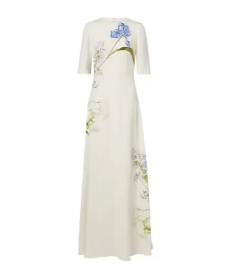 Monique Lhuillier Floral Gown
