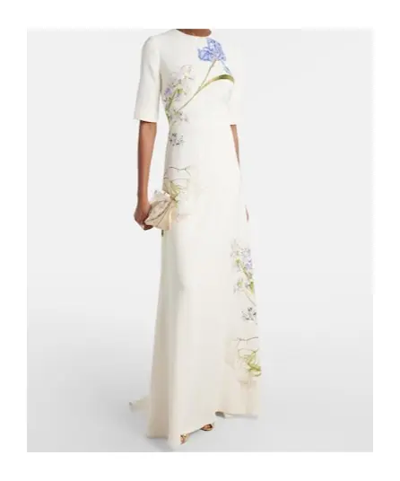 Monique Lhuillier Floral Gown