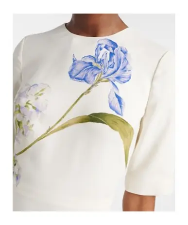 Monique Lhuillier Floral Gown