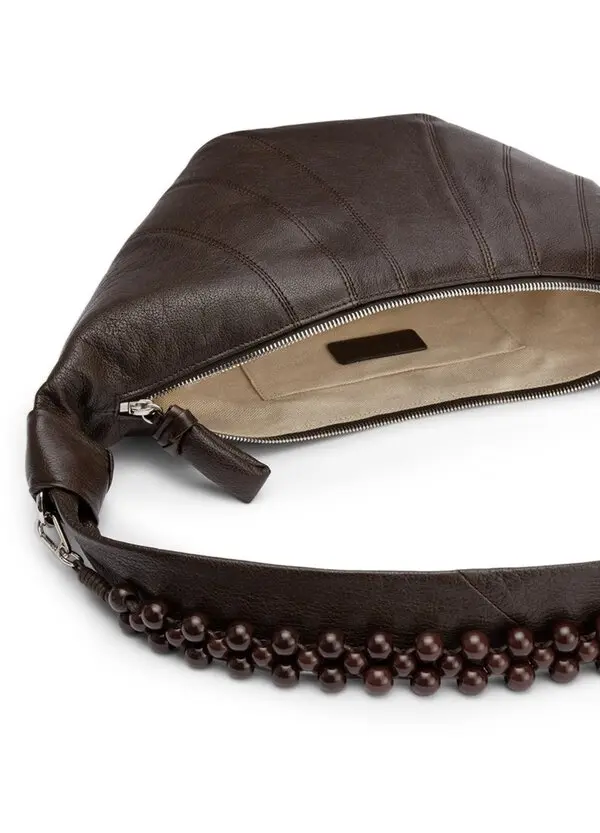 LEMAIRE Pearls Medium Croissant Bag