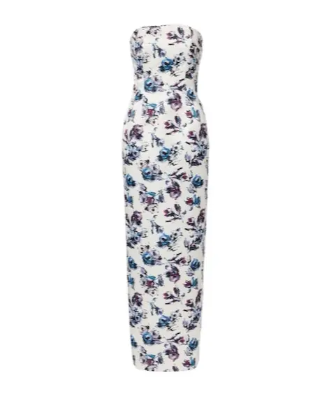 EMILIA WICKSTEAD Laelia Floral Bustier Gown