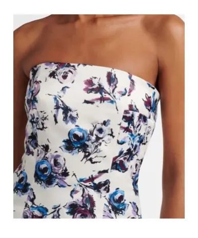EMILIA WICKSTEAD Laelia Floral Bustier Gown