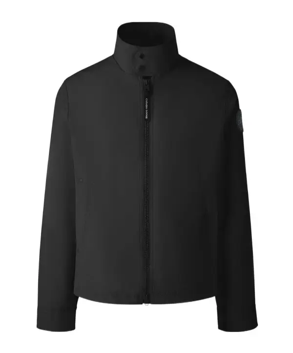 Canada Goose Rosedale Jacket With High Collar And Zip Closure - Black