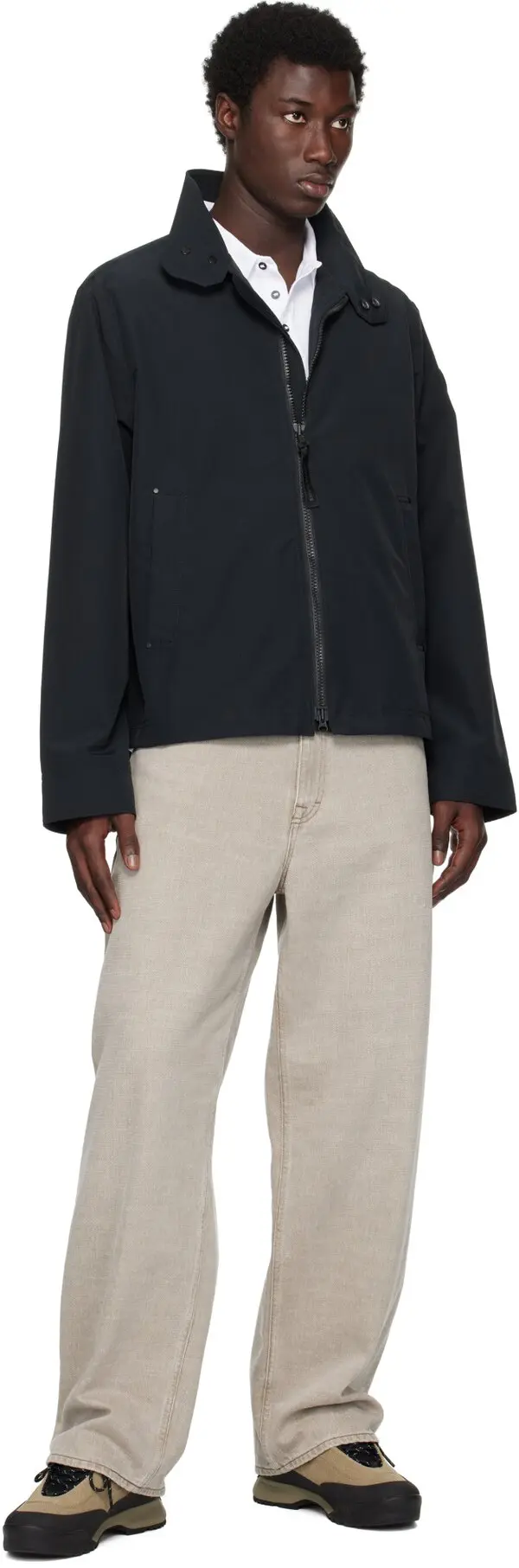 Canada Goose Rosedale Jacket With High Collar And Zip Closure