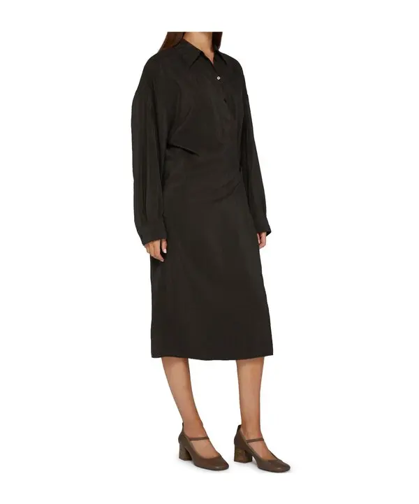 LEMAIRE Twisted Pleated Shirt Skirt