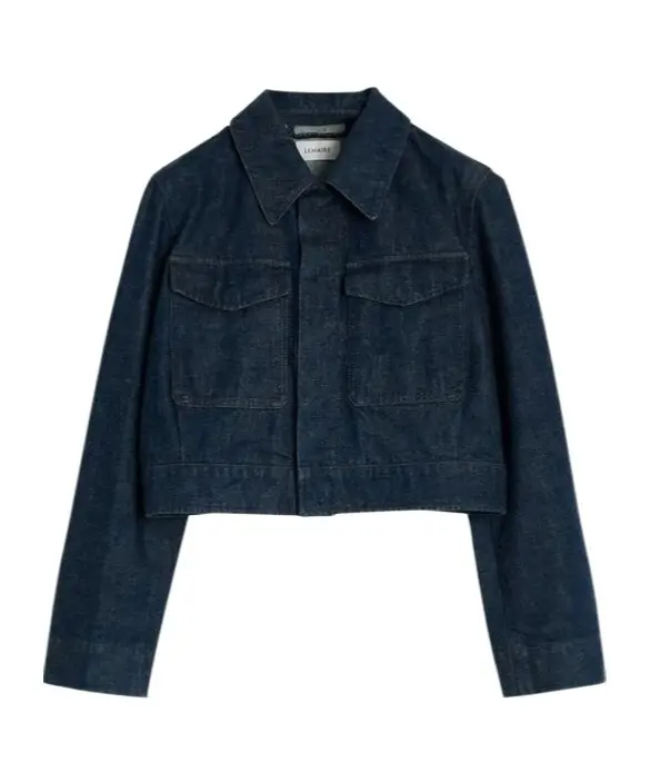 LEMAIRE Two Pocket Cropped Jacket - Black