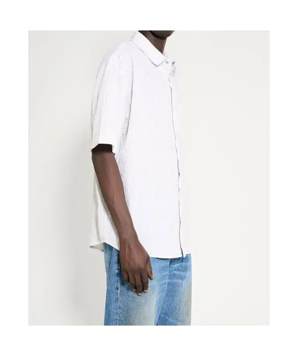 StÜssy Stssy Wavy Striped Short-sleeved Shirt