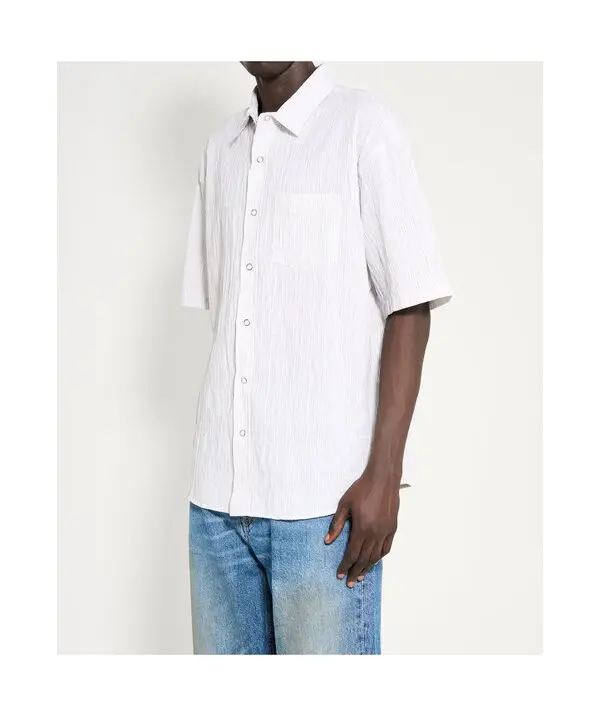 StÜssy Stssy Wavy Striped Short-sleeved Shirt