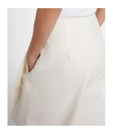 THE ROW Galileo Cotton And Silk Barrel-leg Pants