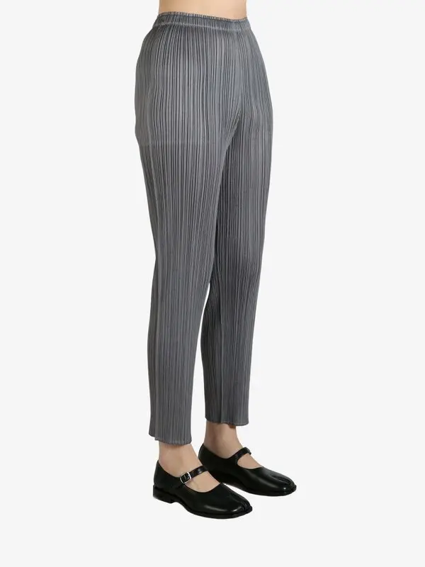 PLEATS PLEASE BY ISSEY MIYAKE Pleats Please Issey Miyake Cropped Leg Pleated Trousers