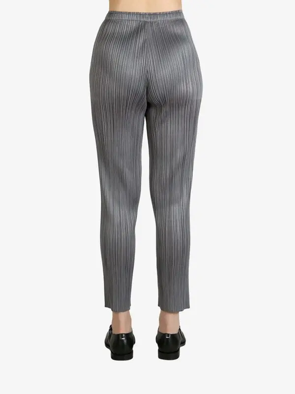 PLEATS PLEASE BY ISSEY MIYAKE Pleats Please Issey Miyake Cropped Leg Pleated Trousers