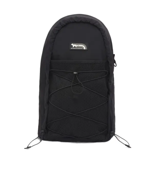 Maison Kitsuné Flash Fox Patch Zipped Backpack