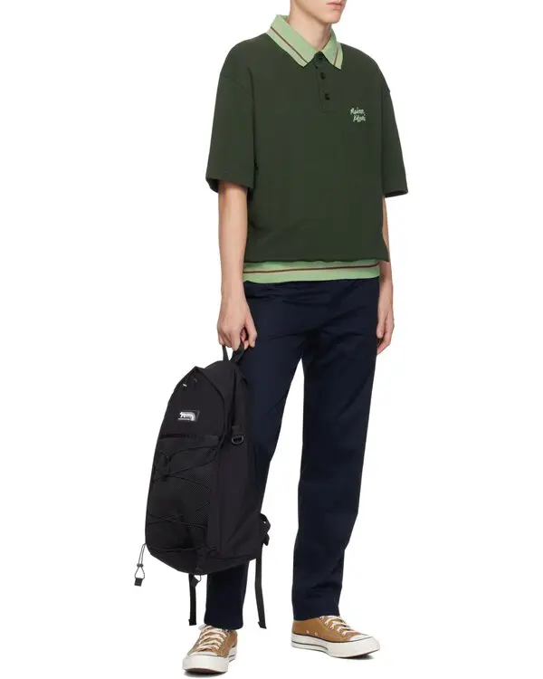 Maison Kitsuné Flash Fox Patch Zipped Backpack