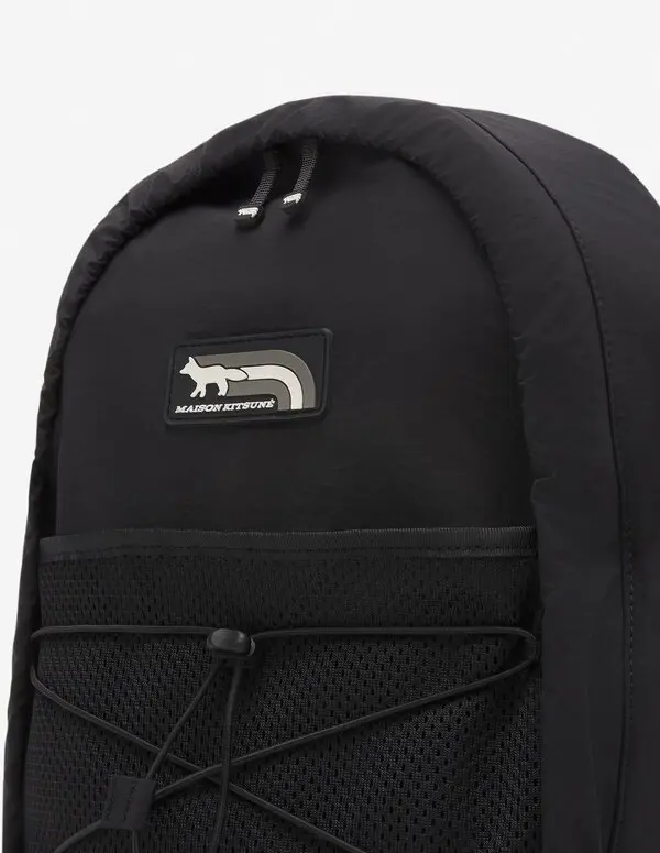 Maison Kitsuné Flash Fox Patch Zipped Backpack