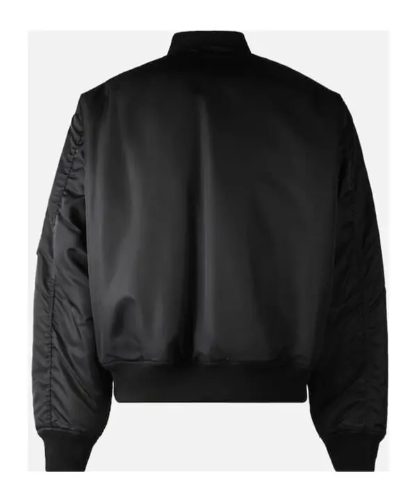 Hogan Zip-up Long-sleeved Reversible Bomber Jacket