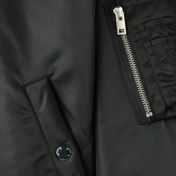 Hogan Zip-up Long-sleeved Reversible Bomber Jacket